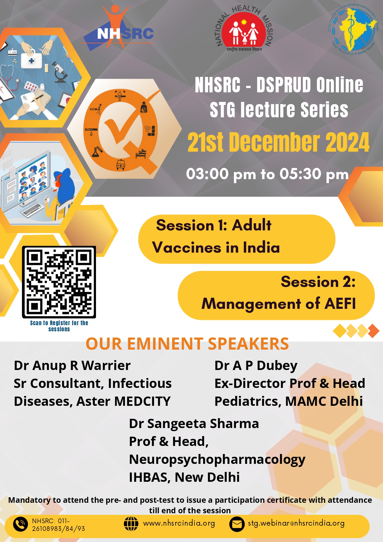 STG Lecture Series- Adult Vaccines in India & Management of AEFI | National Health Systems ...